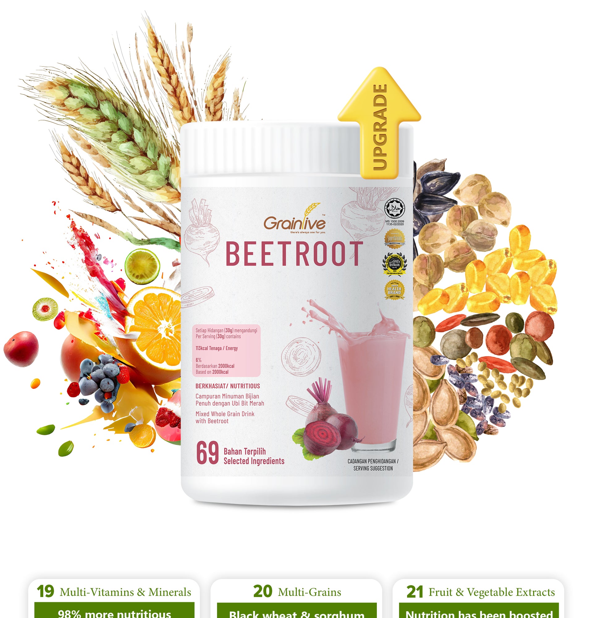 Get Your Nutrients with Grainlive Beetroot Nutrition Meal Replacement