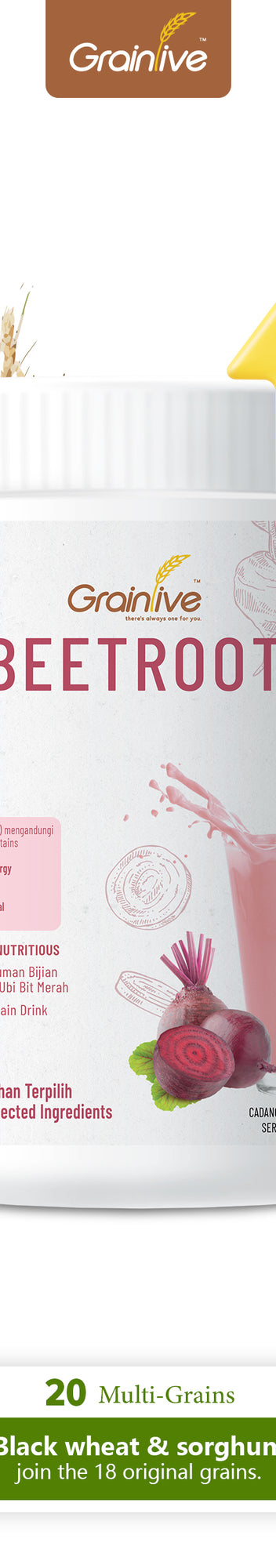 Get Your Nutrients with Grainlive Beetroot Nutrition Meal Replacement