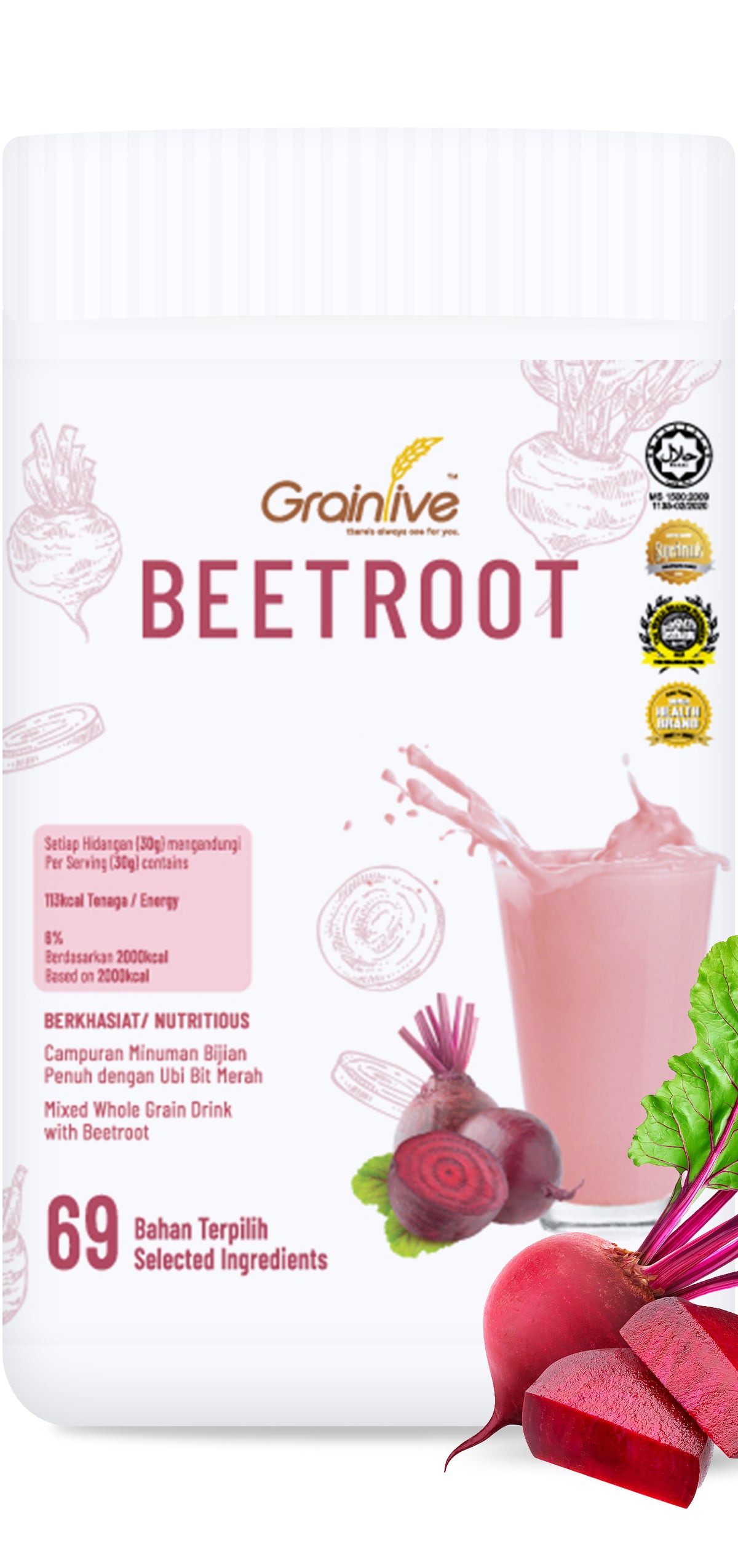 Get Your Nutrients with Grainlive Beetroot Nutrition Meal Replacement