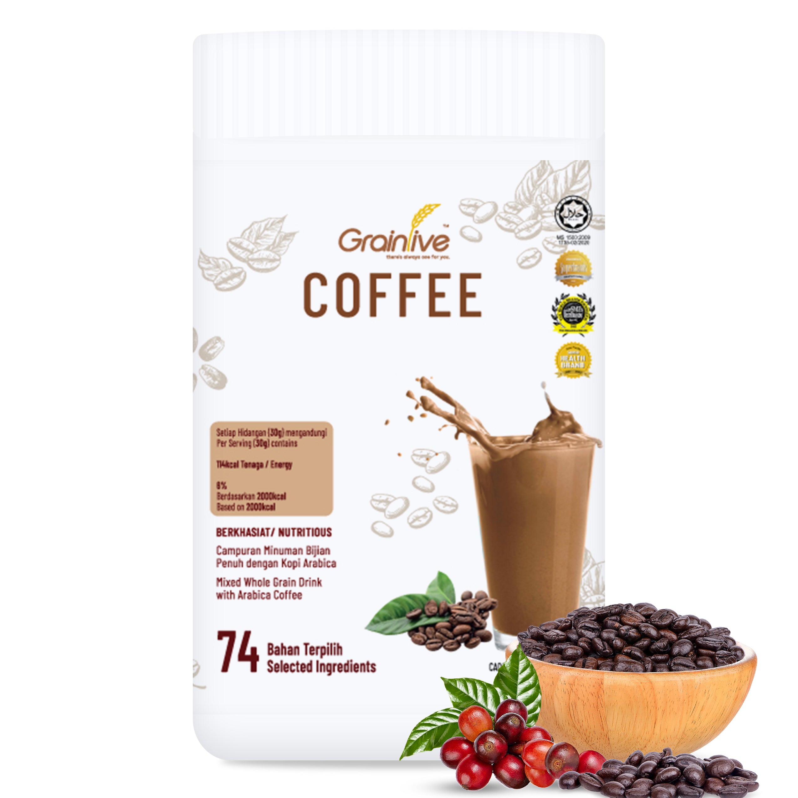 Get Your Daily Nutrition with Grainlive Coffee Meal Replacement
